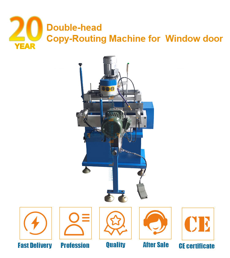 One Head PVC Windows Copy Milling Router Machine - Buy PVC Windows Copy ...